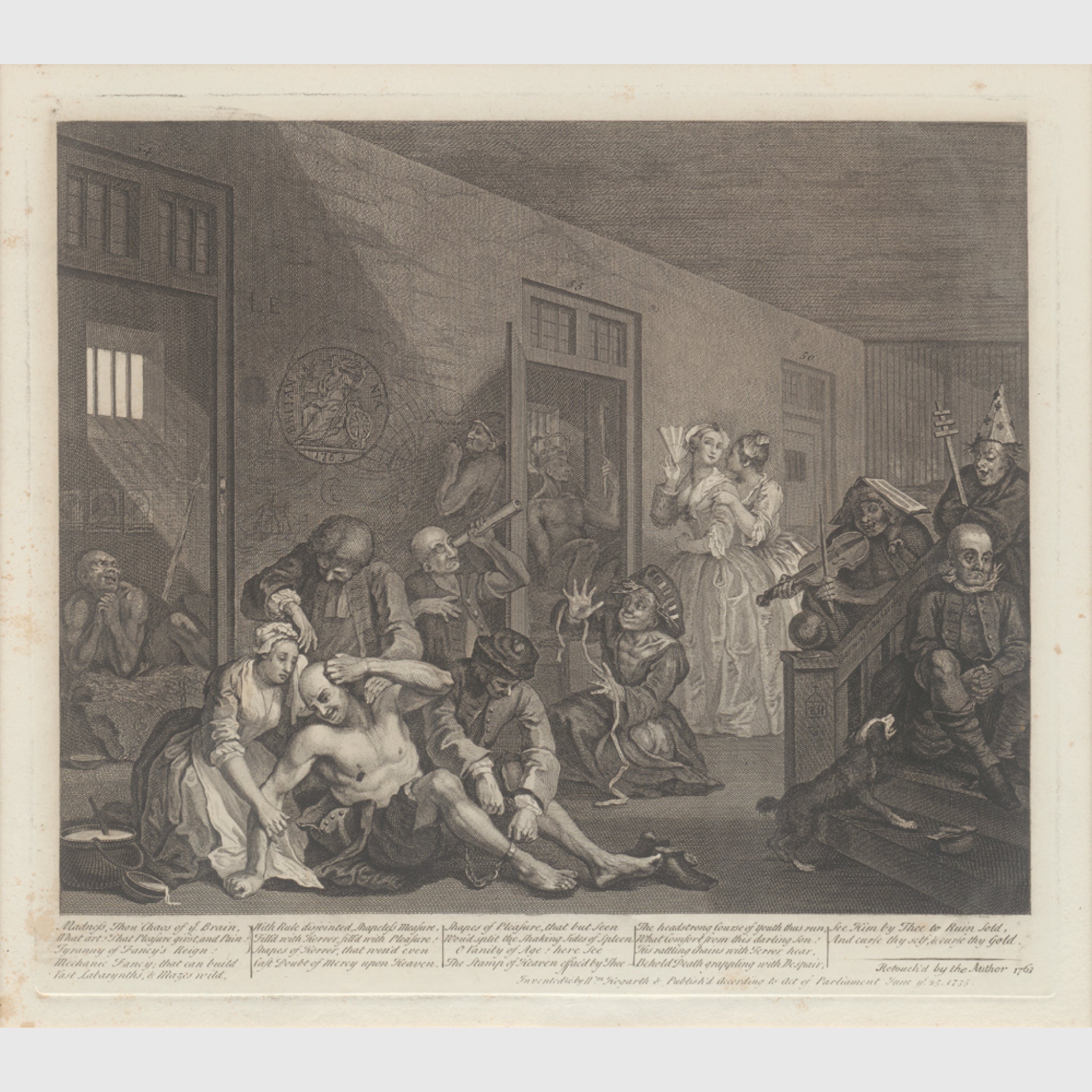 A Rake's Progress, Plate VIII - The Madhouse | William Hogarth – Frisky ...